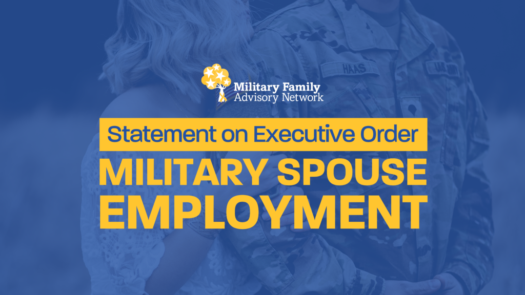 MFAN Applauds Executive Order on Military Spouse Employment - Military ...