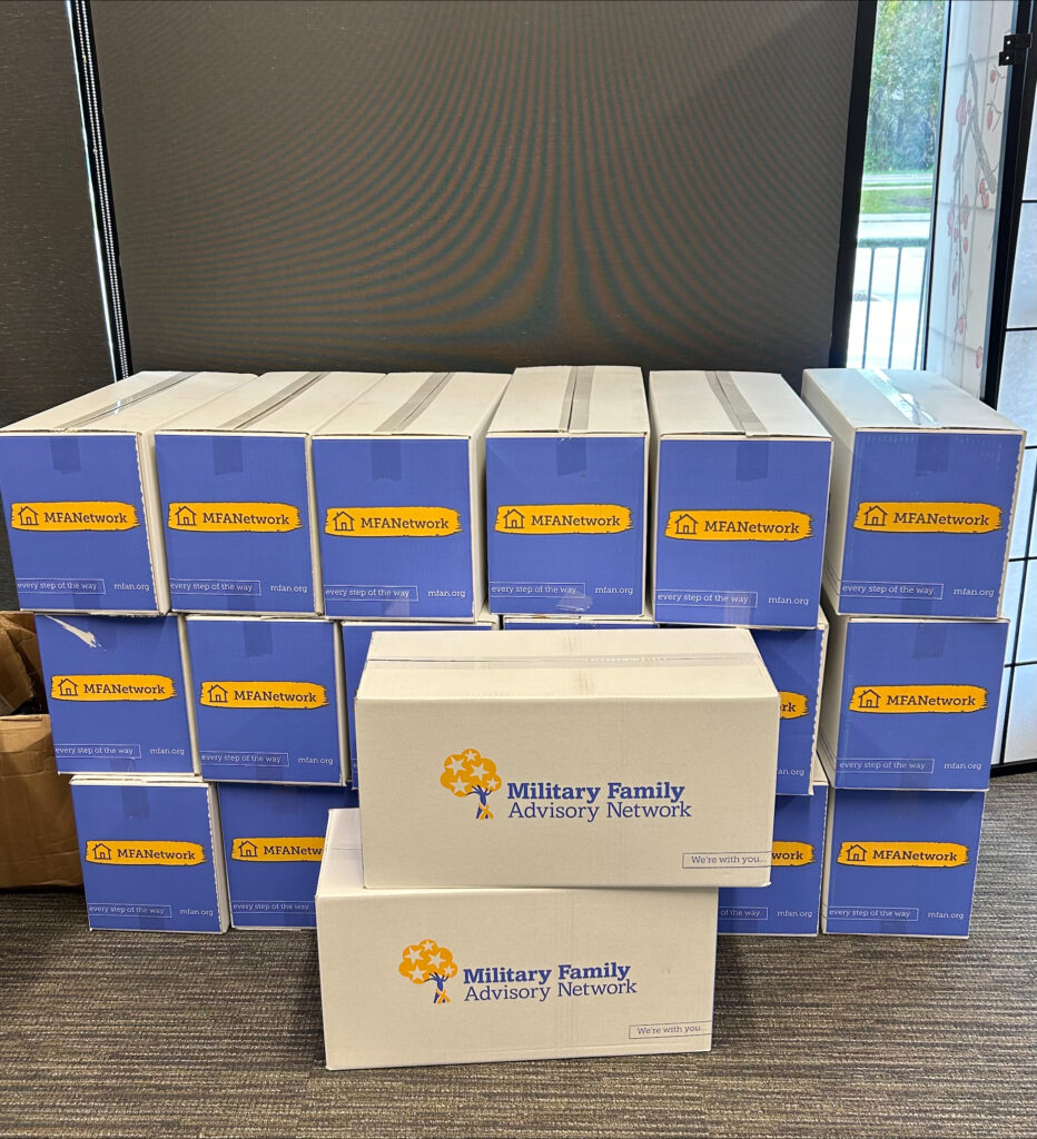 Organizations come together to support military families arriving at ...